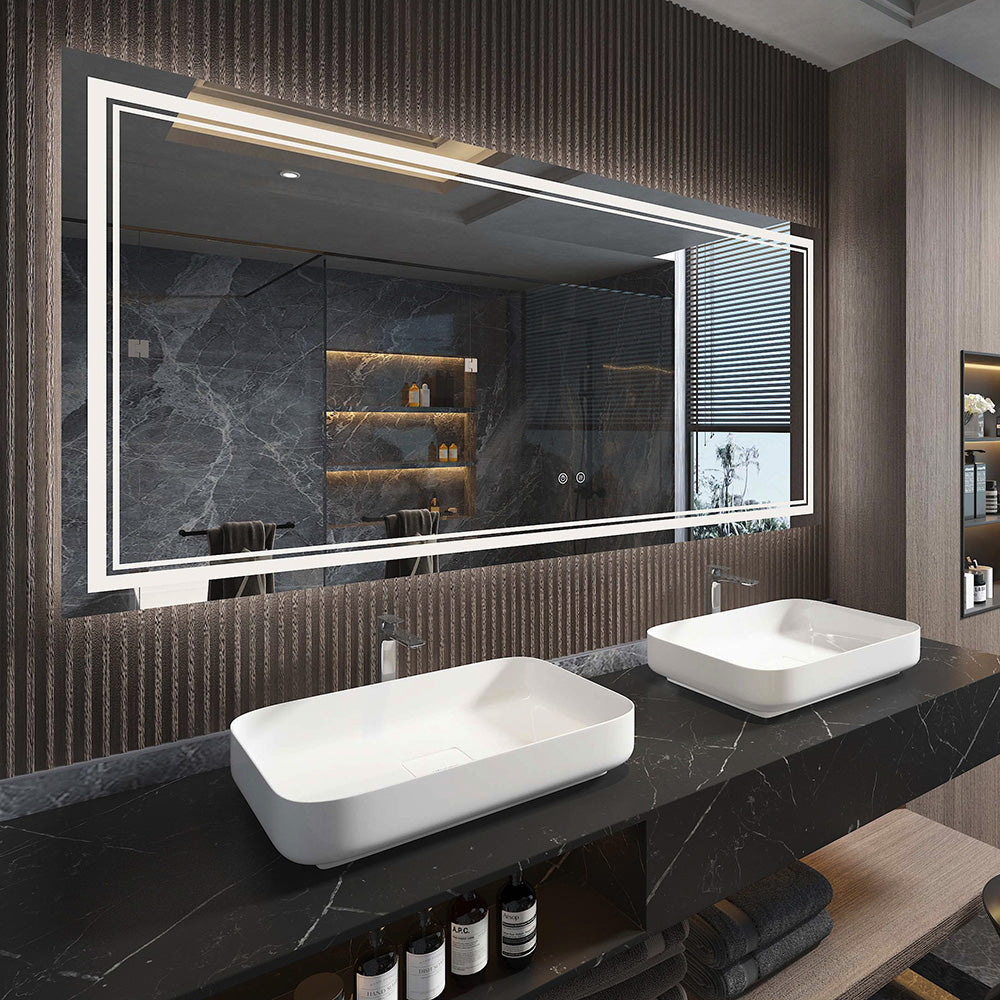 Set the Mood with Custom LED Mirrors for a Calming Atmosphere