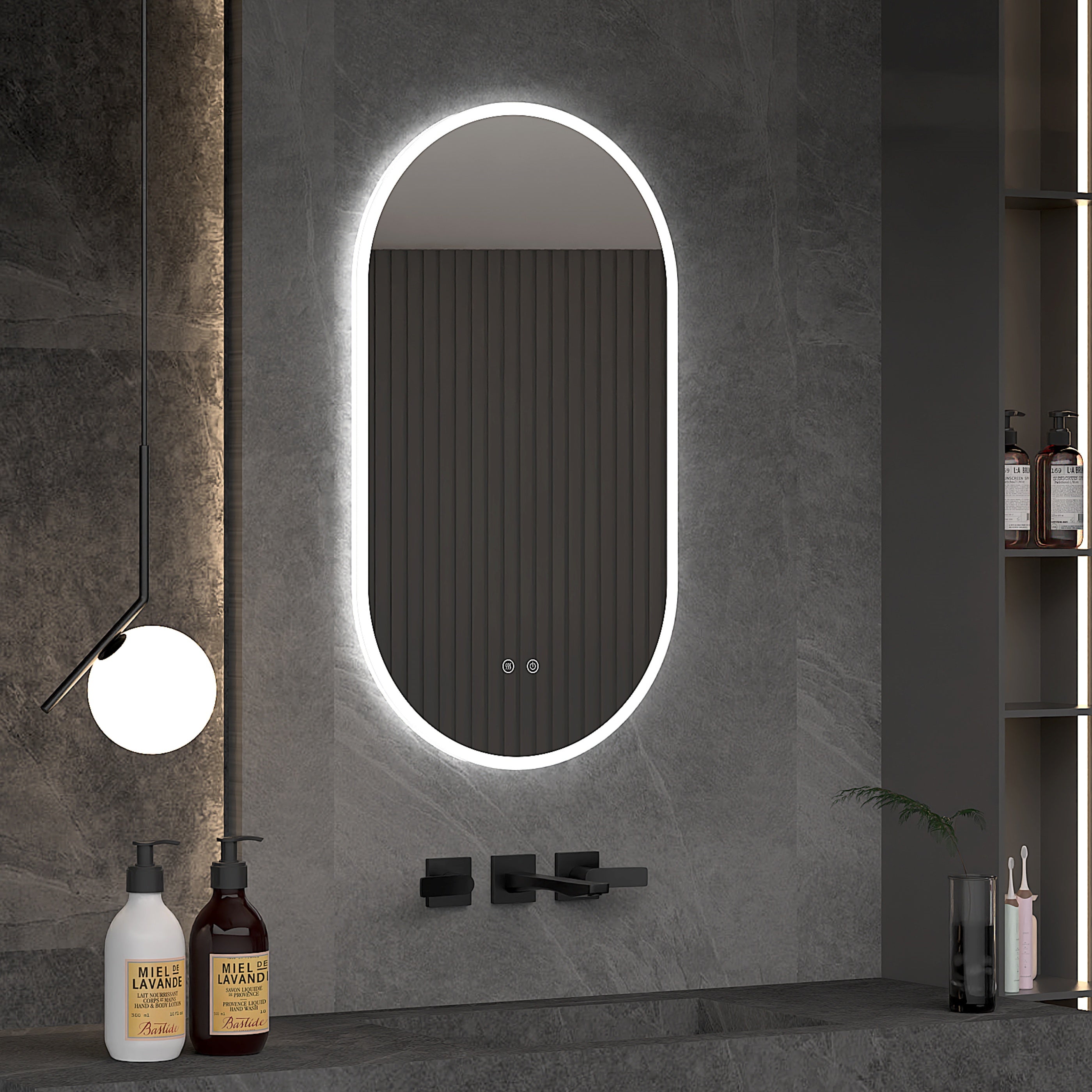 Capsule Framed Mirror – Custom LED Mirror