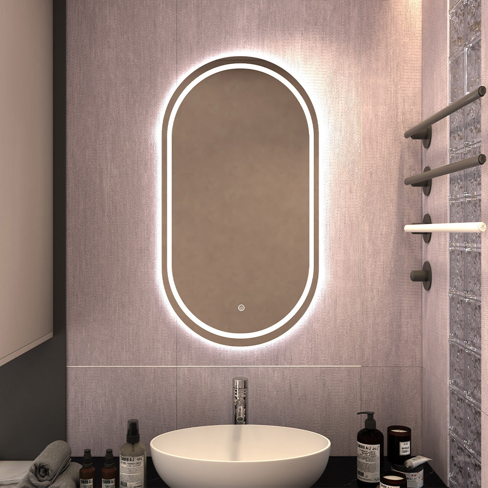 Capsule Frameless Mirror – Custom LED Mirror