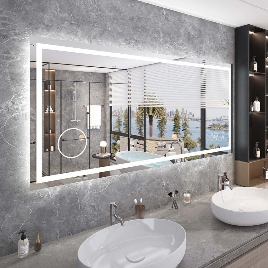 Rectangular Frameless Mirror – Custom LED Mirror