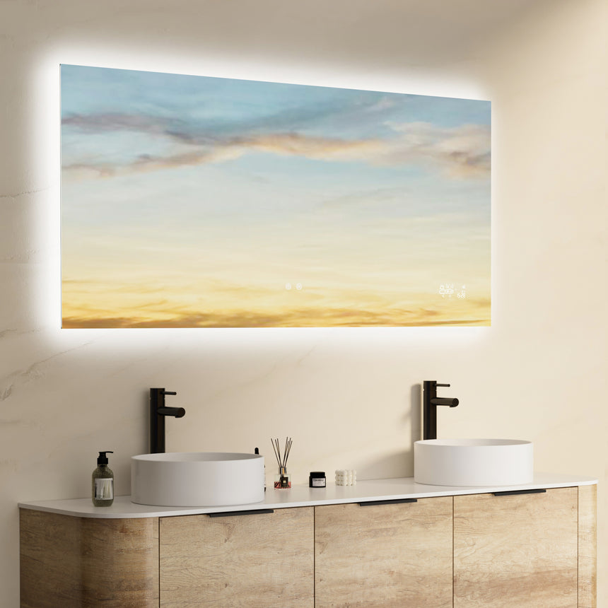 Rectangular Frameless Mirror – Custom LED Mirror