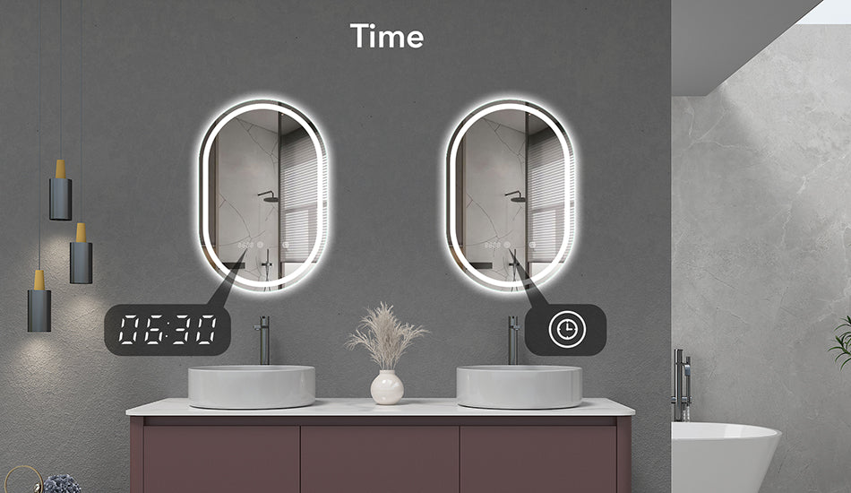 VENUS Capsule Frameless Custom LED Mirror