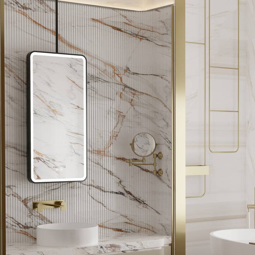 Rounded Framed Mirror – Custom LED Mirror
