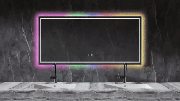 ELYSIUM Rounded Frameless Custom LED Mirror